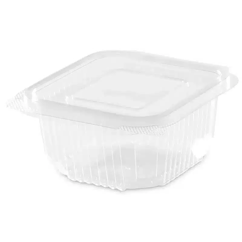 50 Ergonomic Fresh Catering Disposable Plastic Tins 375 ml / csj ...